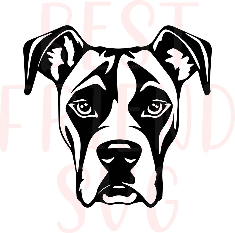 Beautiful Dog Boxer Svg File for Cricut and Silhouette Boxer - Etsy