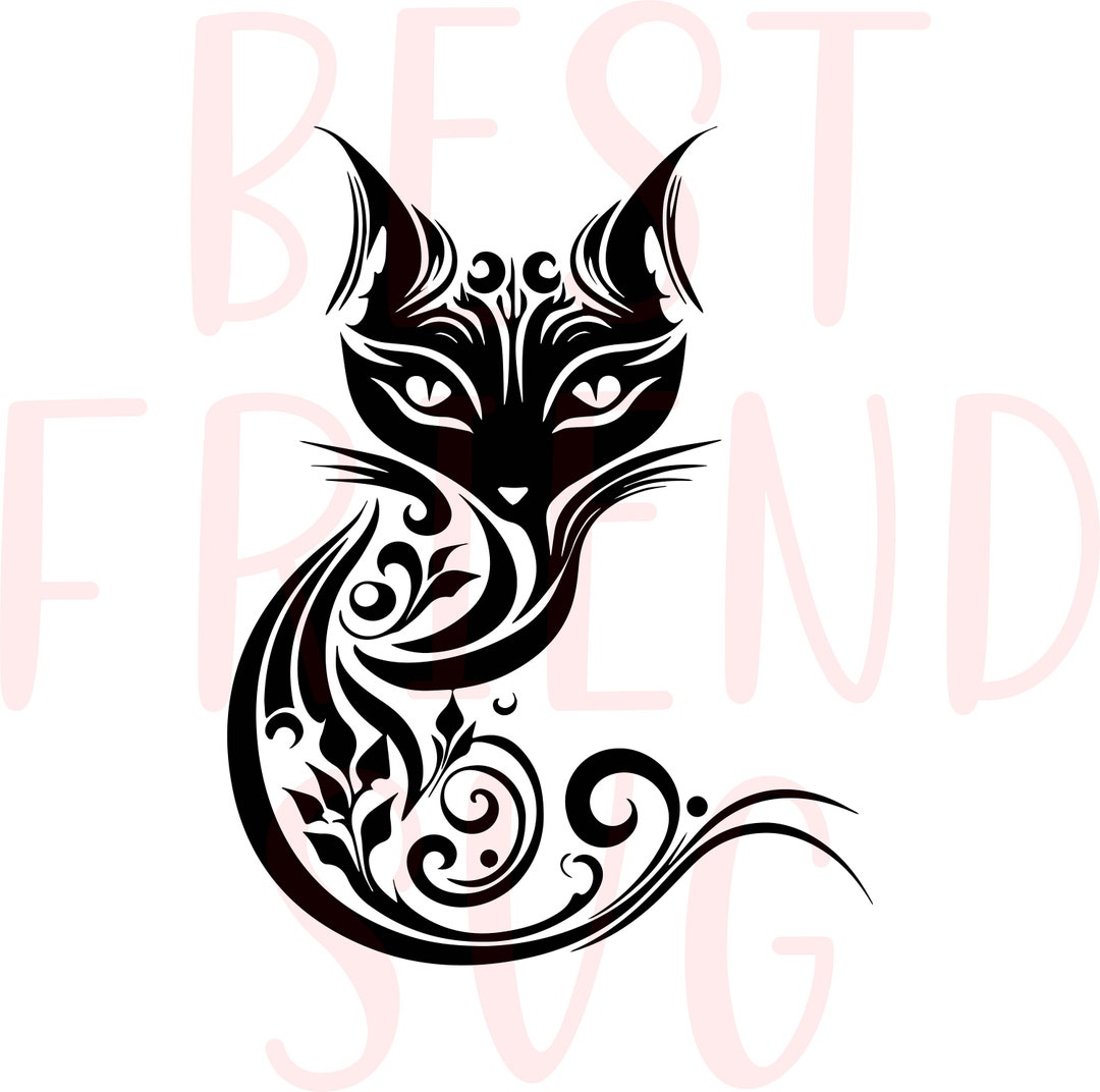 Beautiful Cat Svg File for Cricut and Silhouette, Cat SVG, Cat Head Svg ...