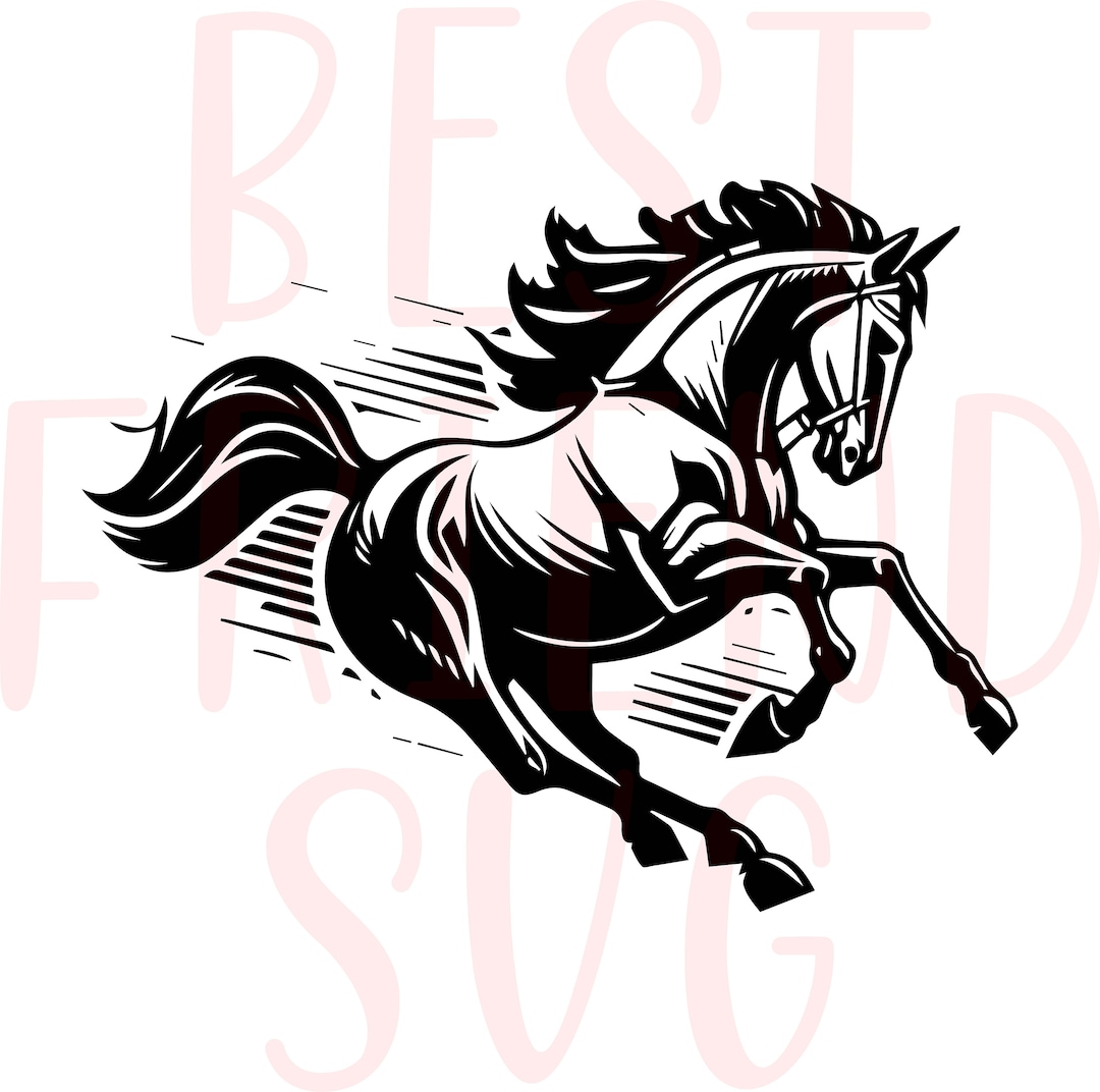 Beautiful Horse Svg File for Cricut and Silhouette, Horse SVG, Horse ...