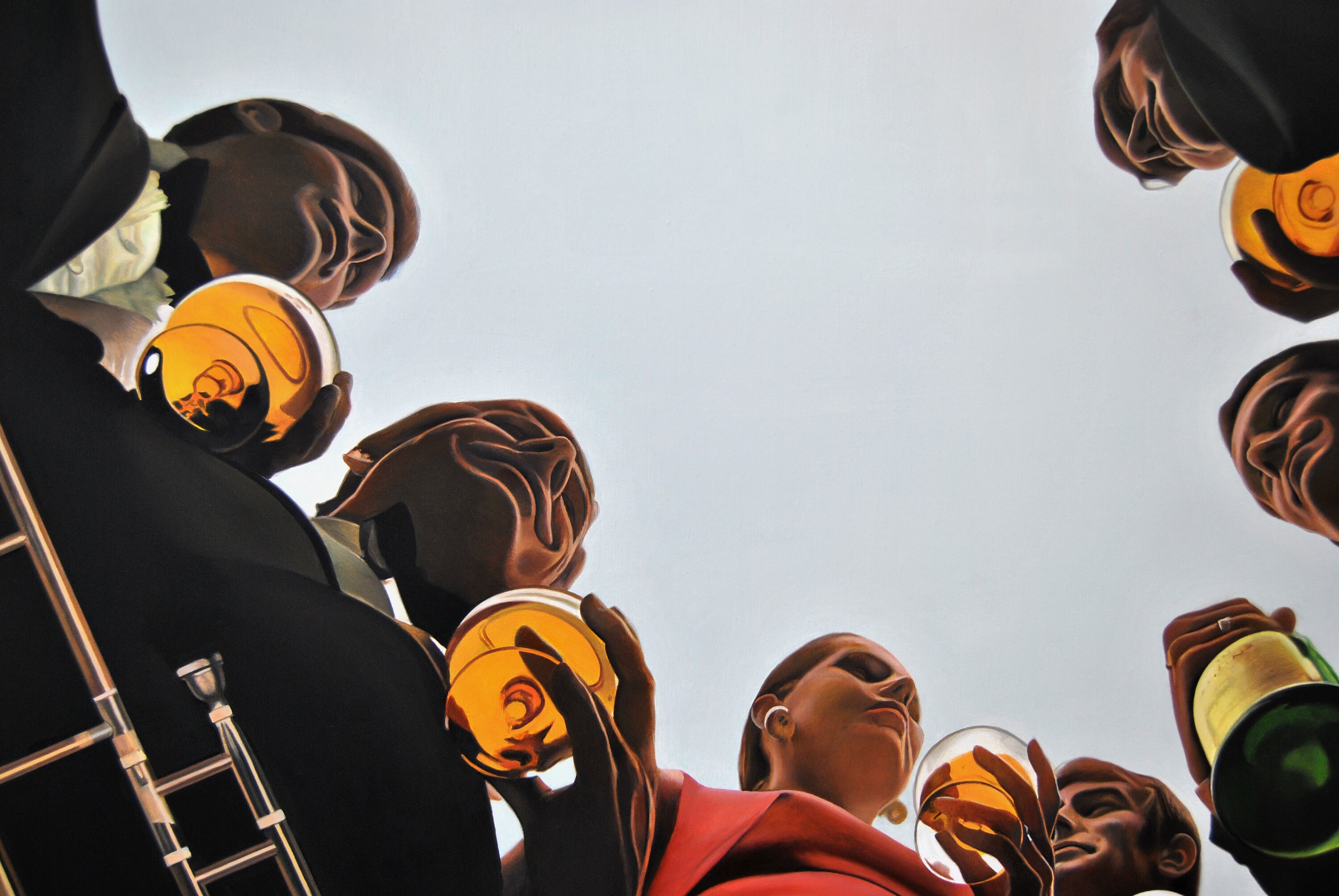 Toast, Made to Order Painting, Figure Art, Musical Instrument, People ...