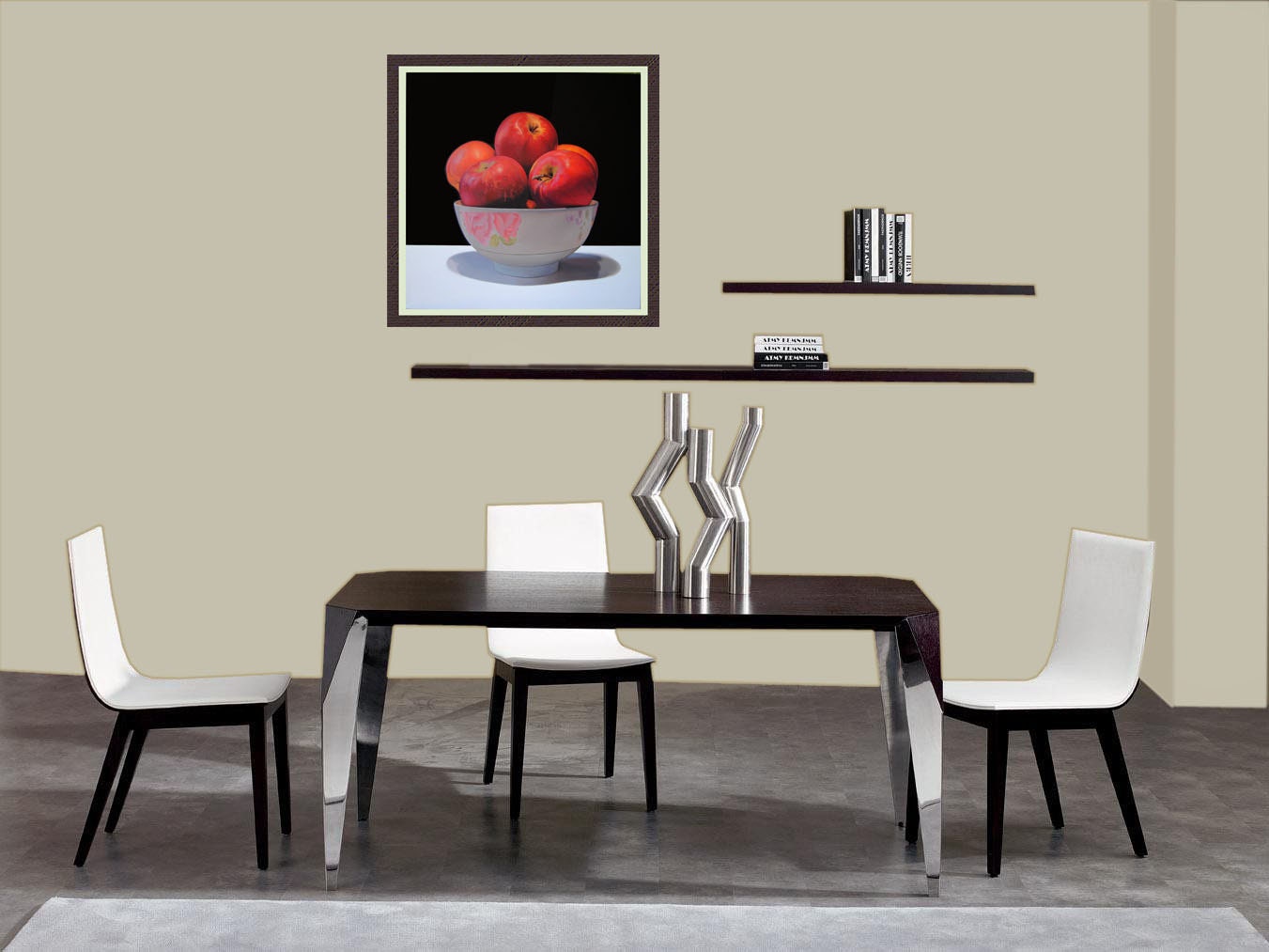 Hyperrealism Apple Still Life Oil Painting, Kitchen Art - Etsy