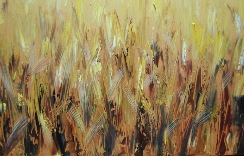 Wheat Painting, Landscape Painting, Wheat Fields, Canvas Painting ...