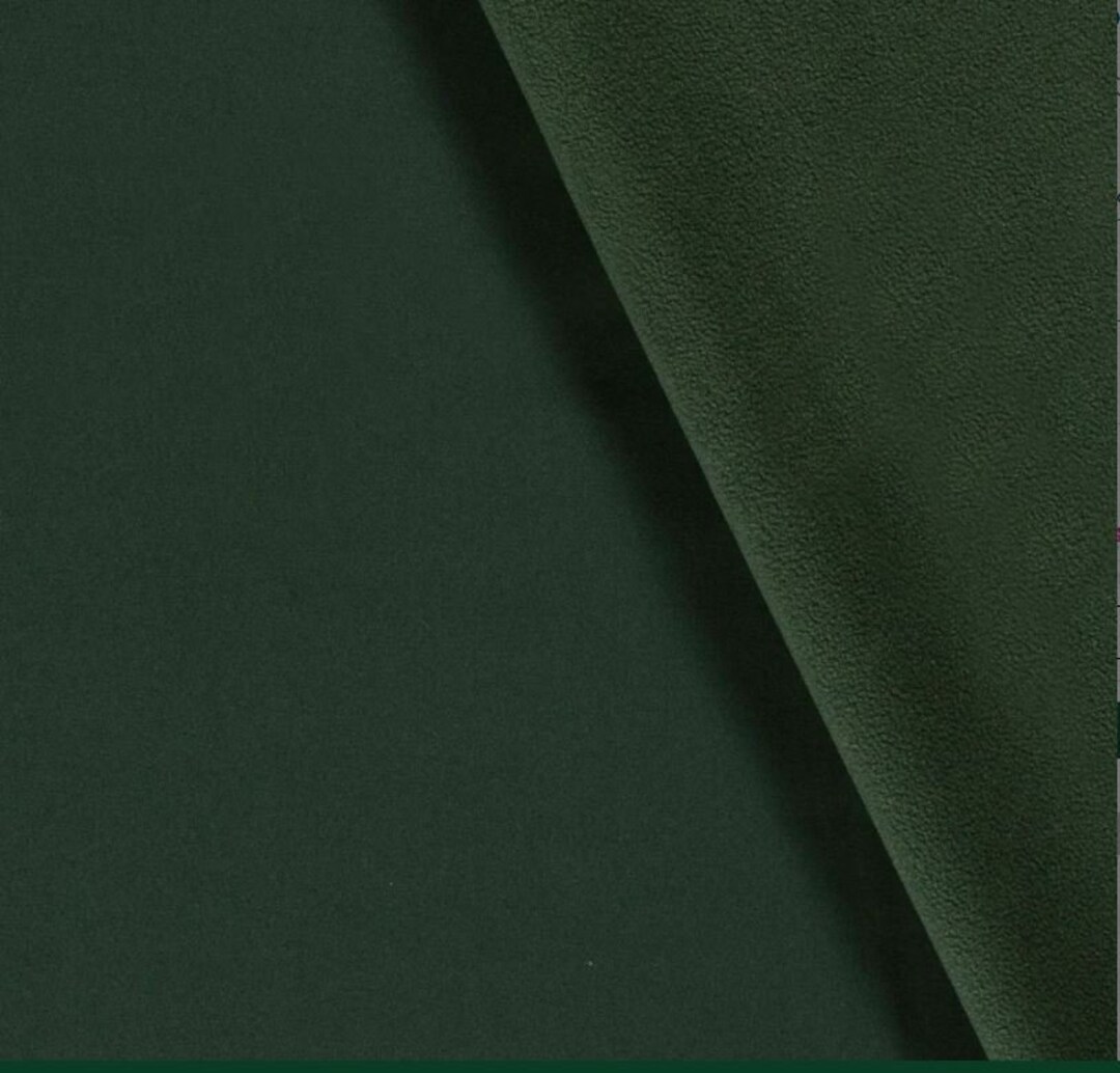 Softshell Waterproof Fabric Dark Green - Etsy
