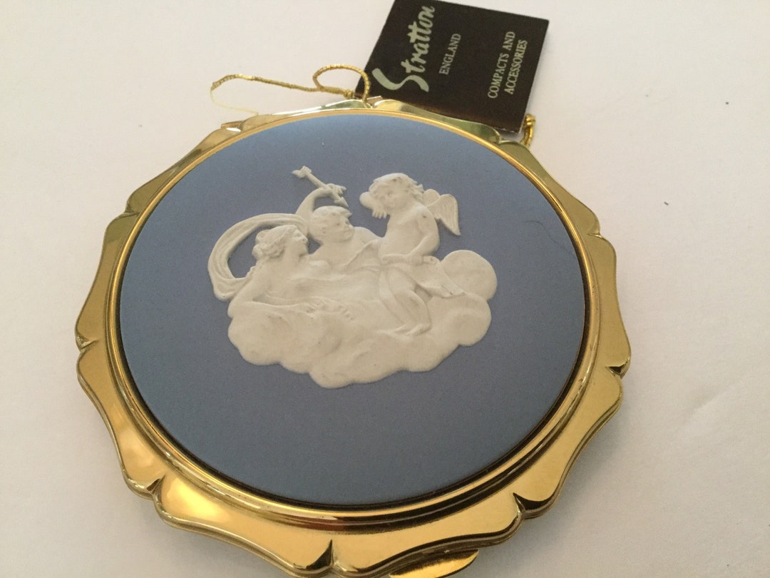 Wedgewood Stratton Blue ANGELS ON A CLOUD Powder Co Free Shipping - Etsy