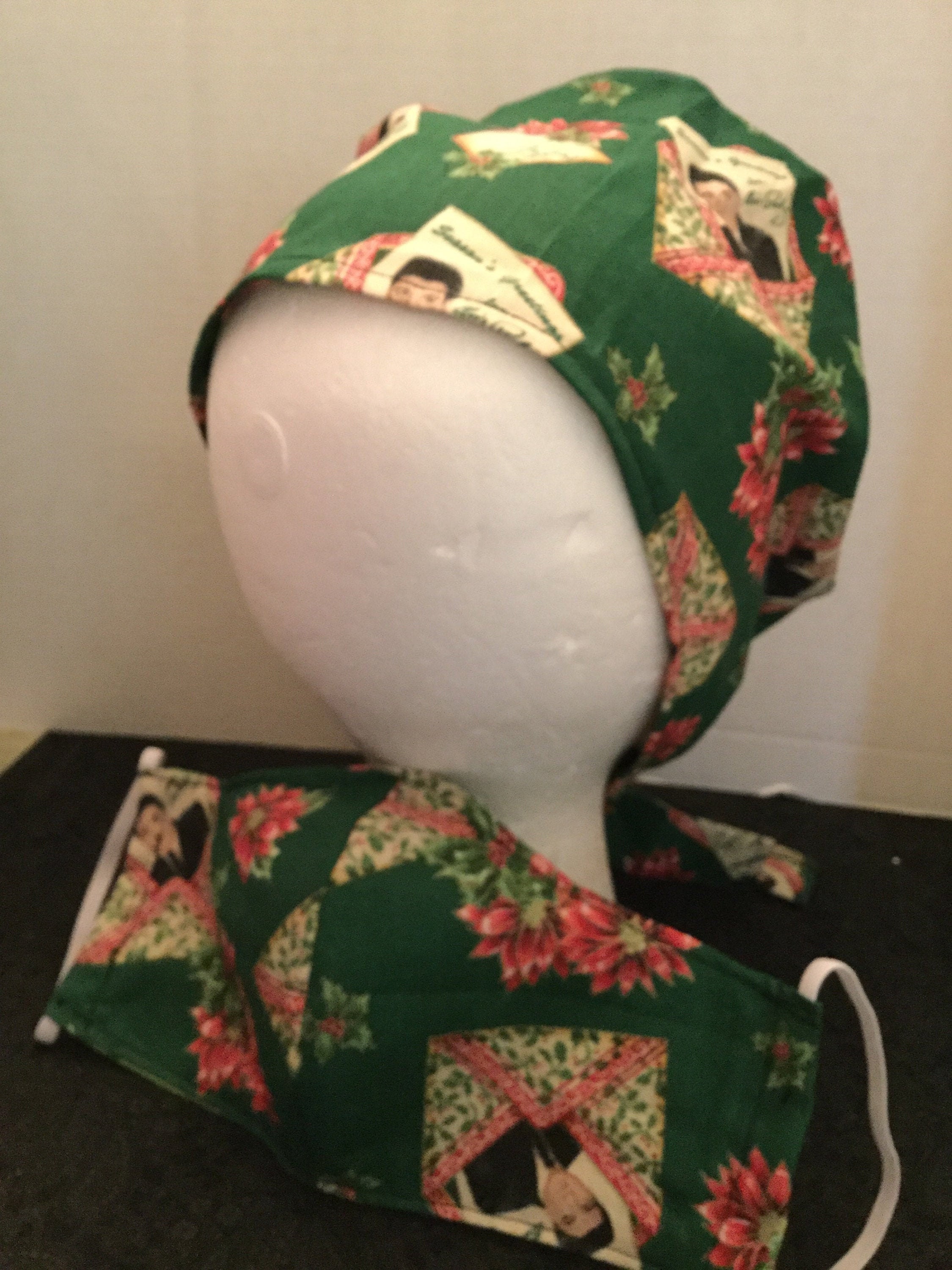 Elvis Presley Scrub Cap and Mask Set - Etsy