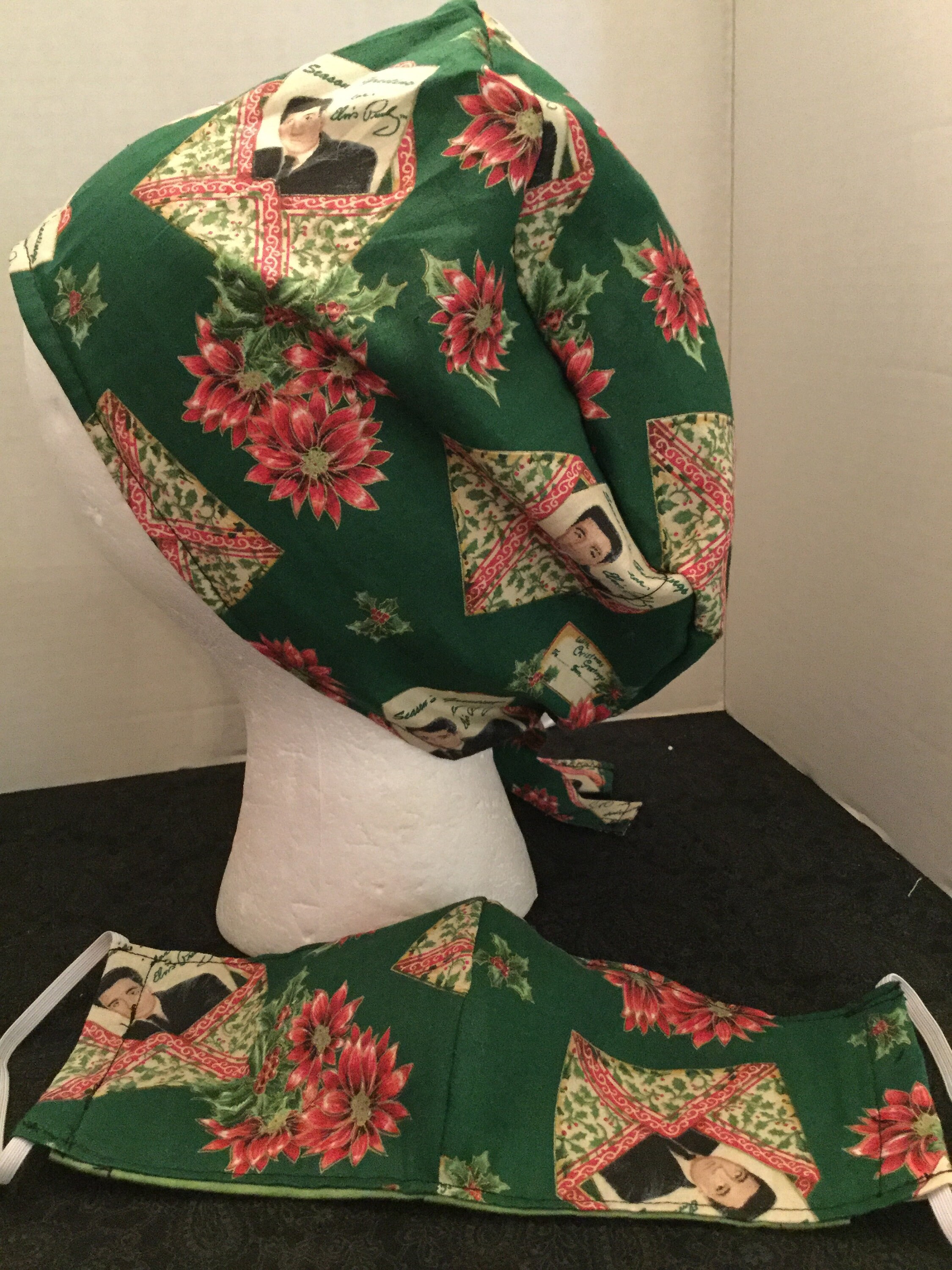 Elvis Presley Scrub Cap and Mask Set - Etsy