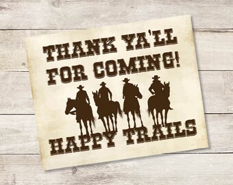 Happy Trails Sign - Etsy