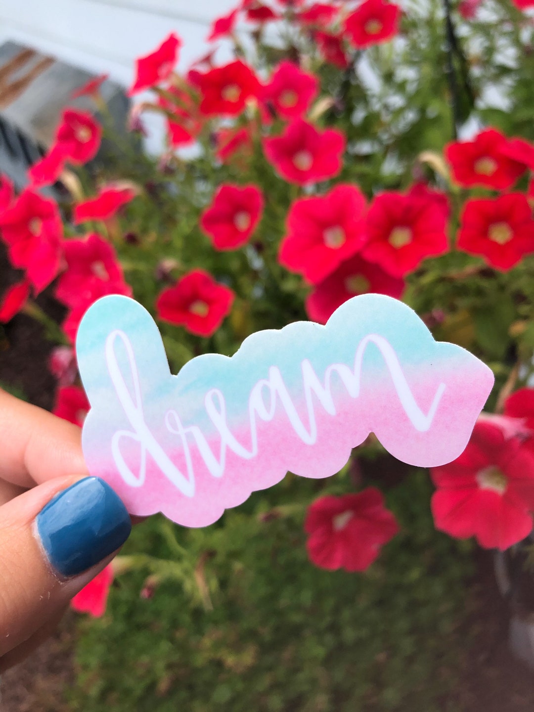 Dream Stickers | Motivational Stickers | Watercolor Sticker ...