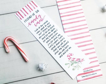 Legend of the Candy Cane Printable - Etsy