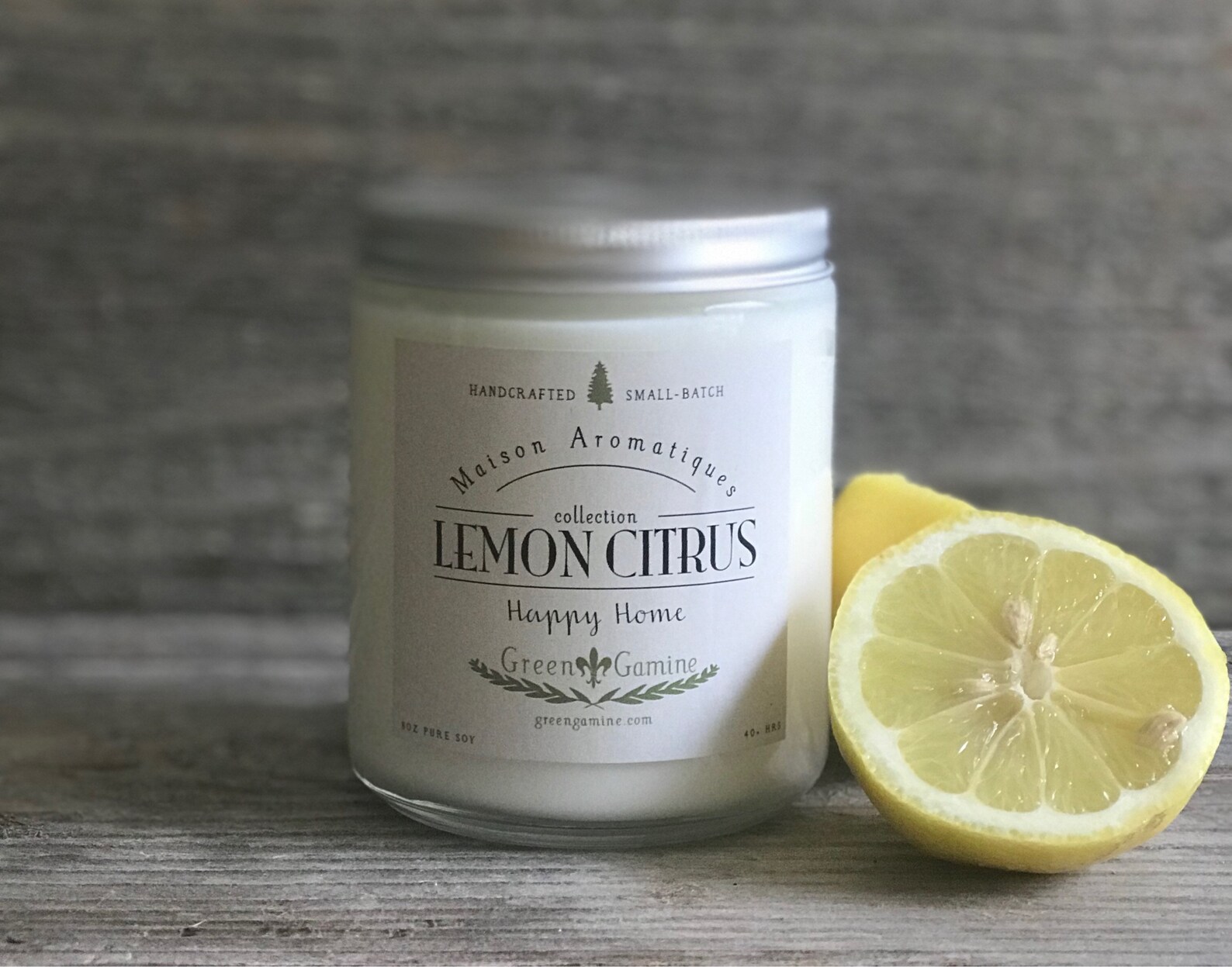 Citrus Candle, Soy Candles, Soy Candles Handmade, Happiness Candle ...