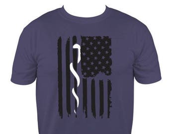 Personalized EMS EMT stars and Stripes With | Etsy