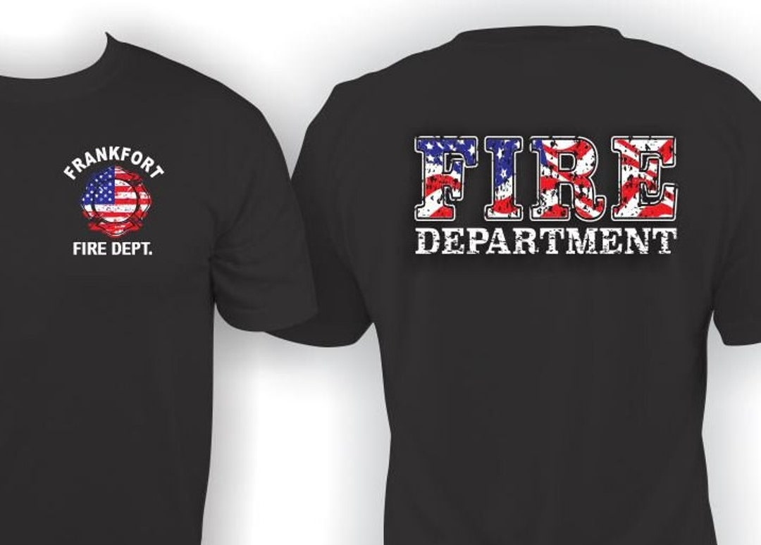 Firefighter "patriot" Flag - Fireman Patriot Customizable Personalize ...