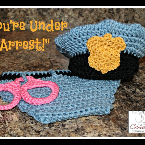 Crochet Police Hat - Etsy