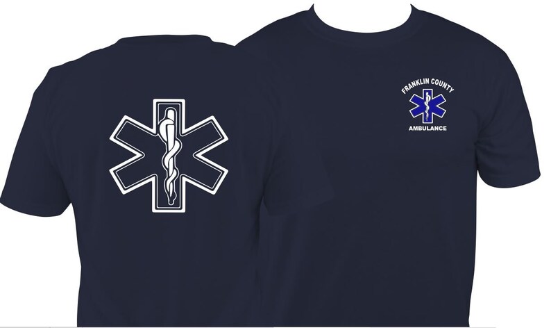 Personalized EMS EMT Paramedic T-shirt With 2 Sleeve Prints - Etsy
