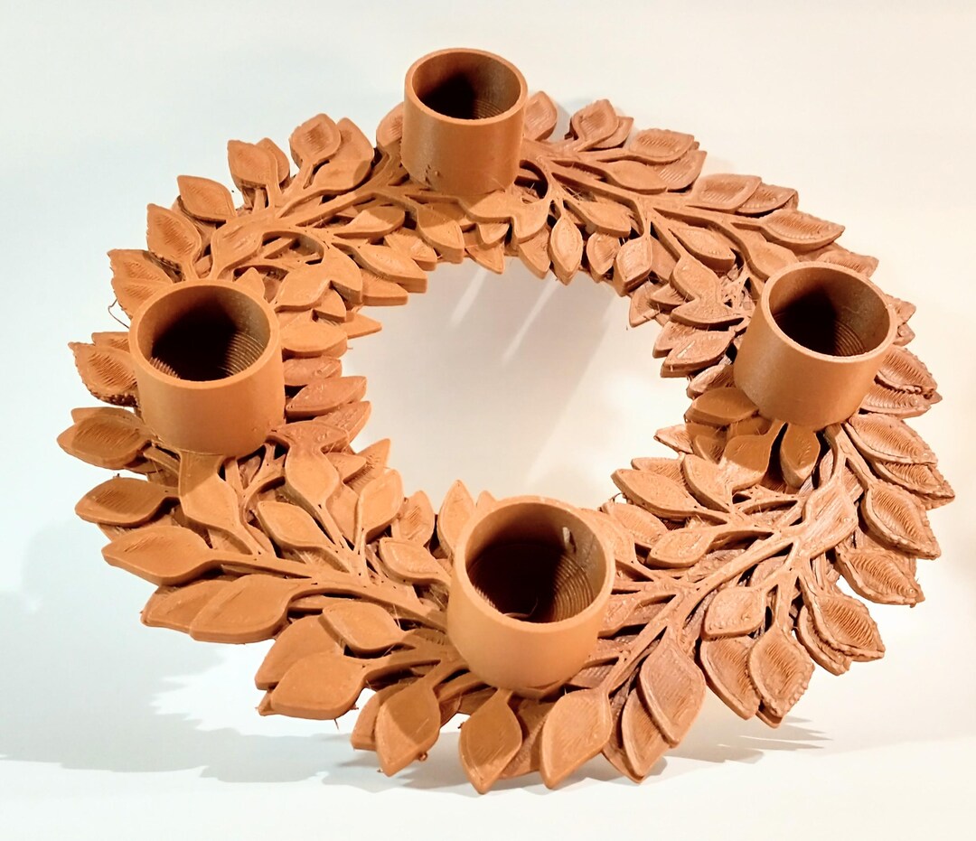 3D Printed Advent Wreath - Etsy
