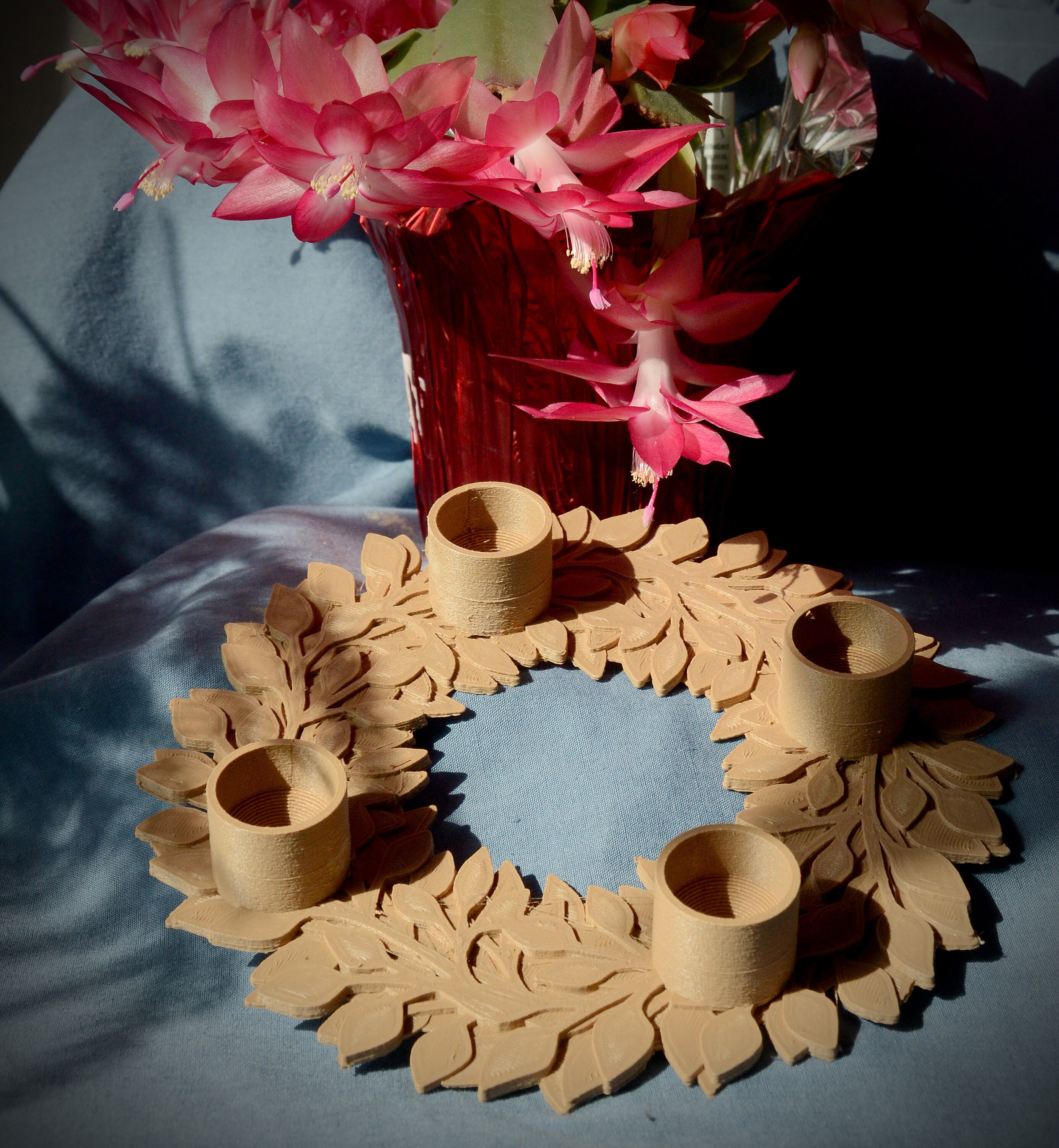 3D Printed Advent Wreath - Etsy