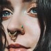 Dev Red Onyx Gold Septum Ring 16G Septum Ring Tribal - Etsy