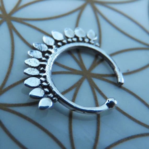 Fake Nose Ring Faux Nose Ring Fake Nose Hoop Faux Nose | Etsy