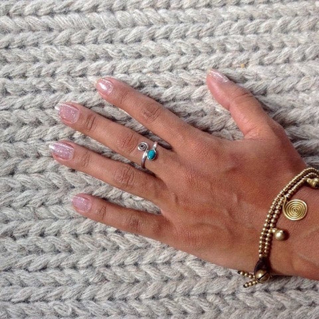 Silver Knuckle Ring - Silver Midi Ring - Silver Cuff Ring - Stack Ring ...