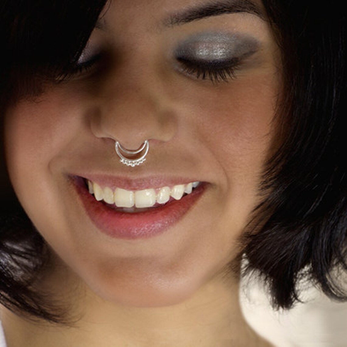 Fake Septum Ring Faux Septum Ring Fake Piercing Clip on | Etsy