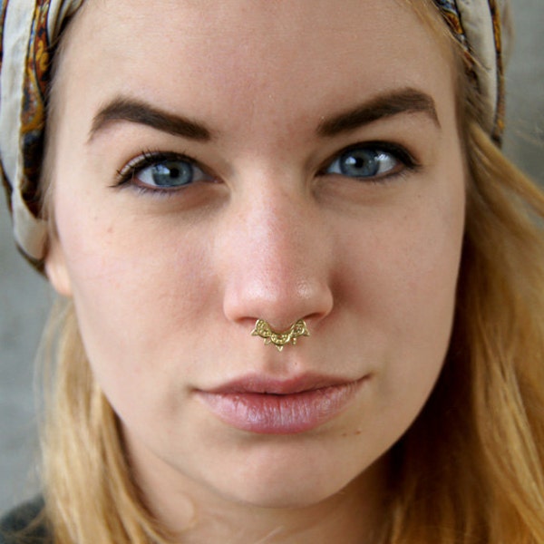 Faux Septum Ring - Etsy