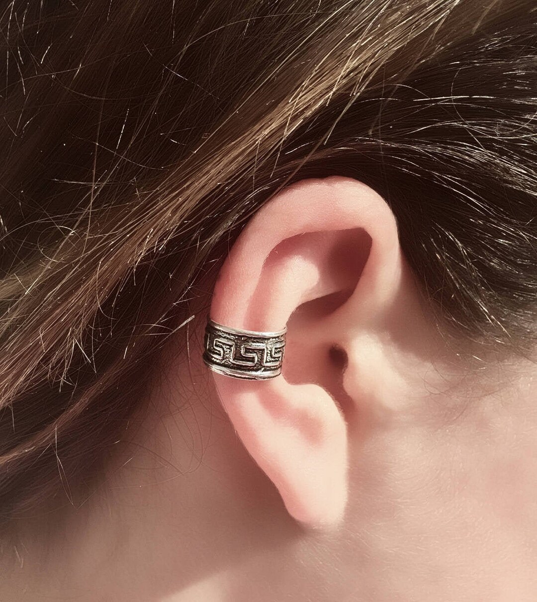 Silver Ear Cuff Ear Wrap Fake Ear Cuff Earcuff Jewelry Cuff Earrings ...