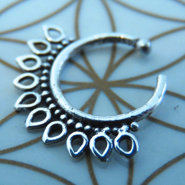 Fake Nose Ring Faux Nose Ring Fake Nose Hoop Faux Nose | Etsy