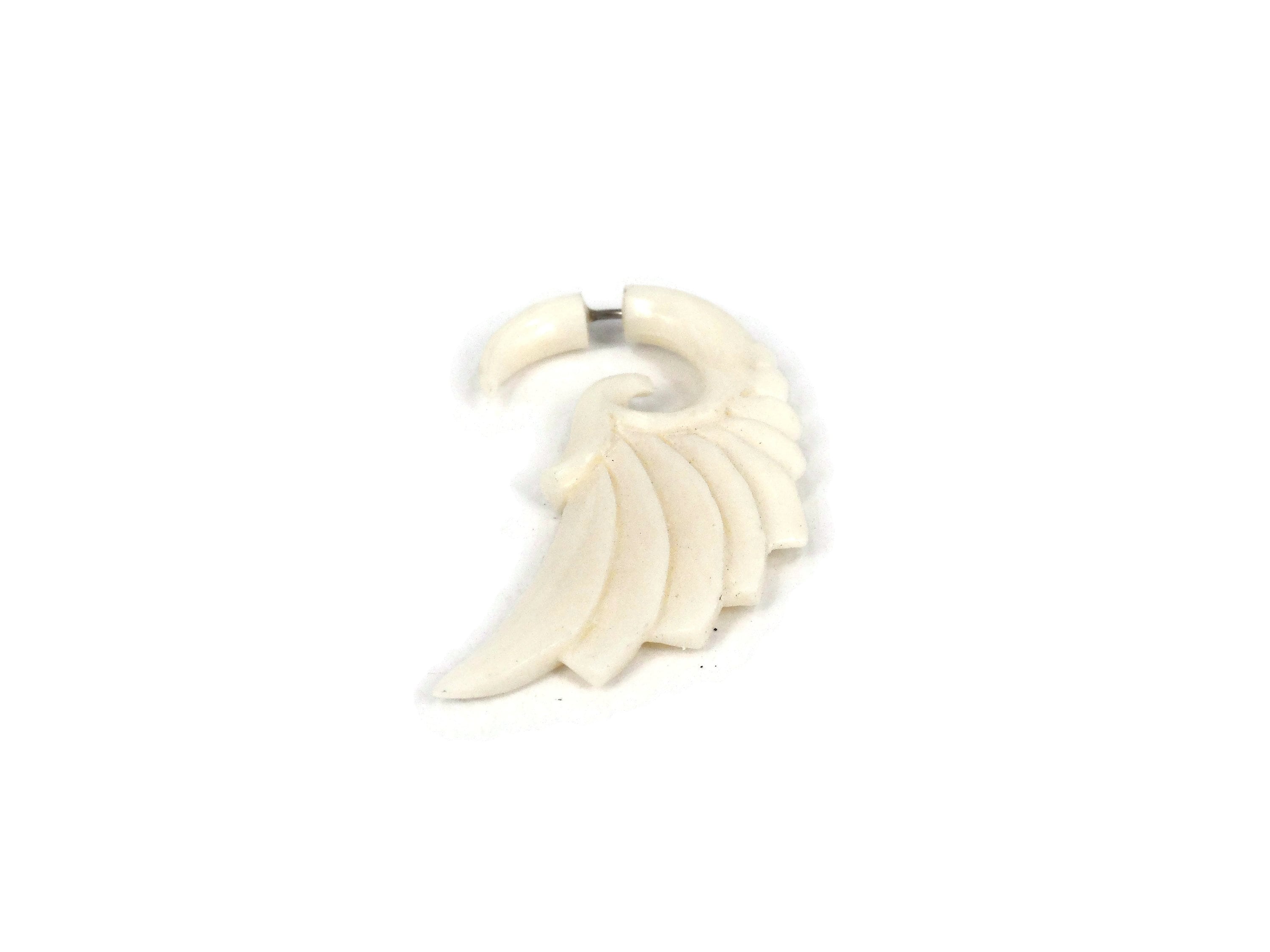 Bone Gauge Earrings Bone Gauges For Ears Real Bone Tribal | Etsy