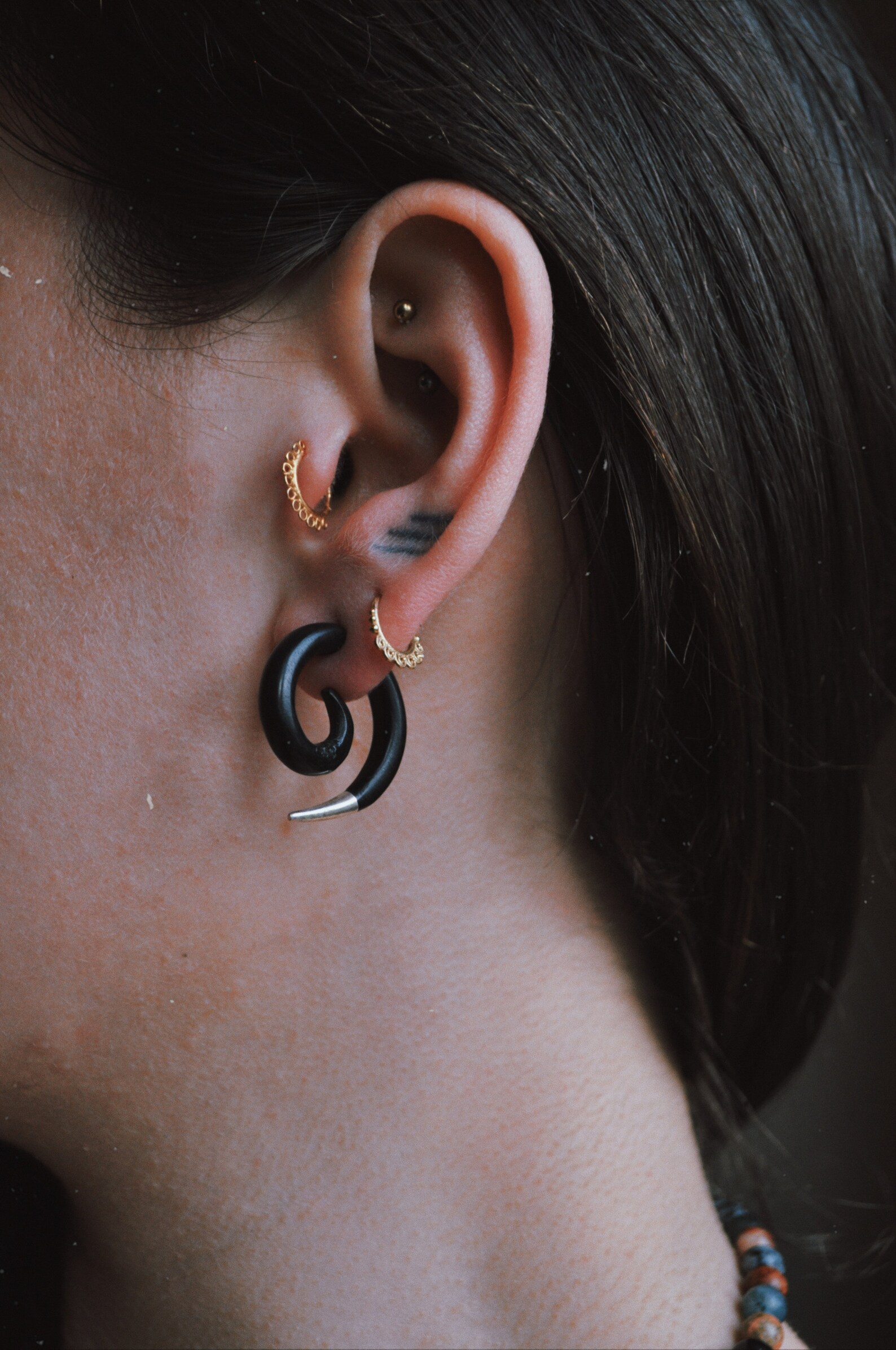 Kishan Fake Gauge Earrings Faux Gauge Earrings Fake Ear - Etsy Israel