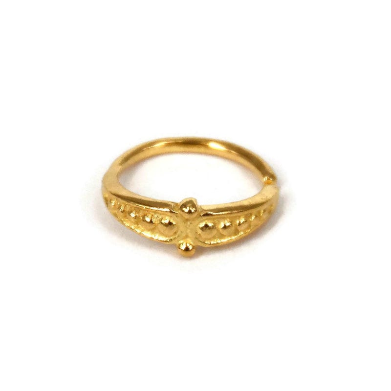 Gold Nose Indian Ring - Etsy
