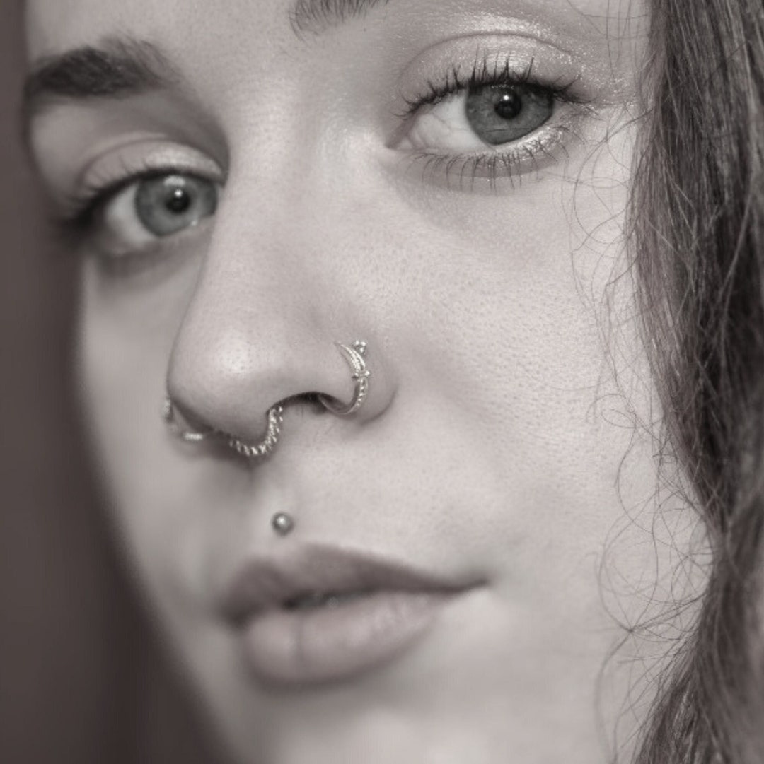 Nose Jewelry, Small 20g Nose Ring, Nostril Piercing, Minimalist Nose ...