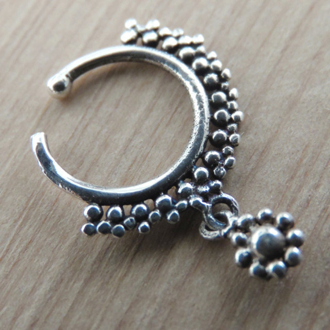 Fake Nose Ring - Faux Nose Ring - Fake Nose Hoop - Faux Nose Hoop ...