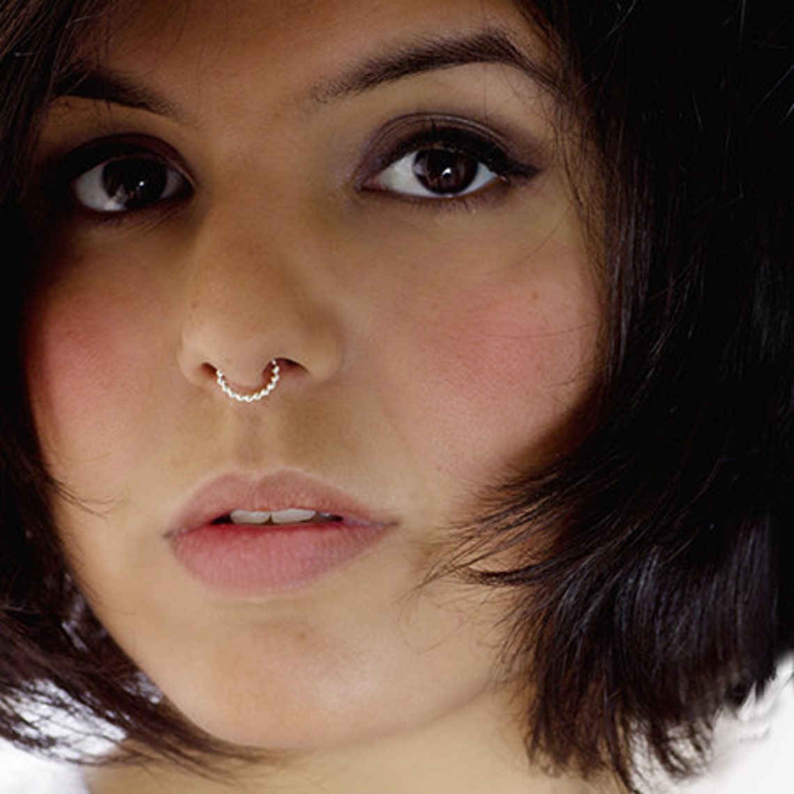 Fake Septum Ring Faux Septum Ring Fake Piercing Clip on | Etsy