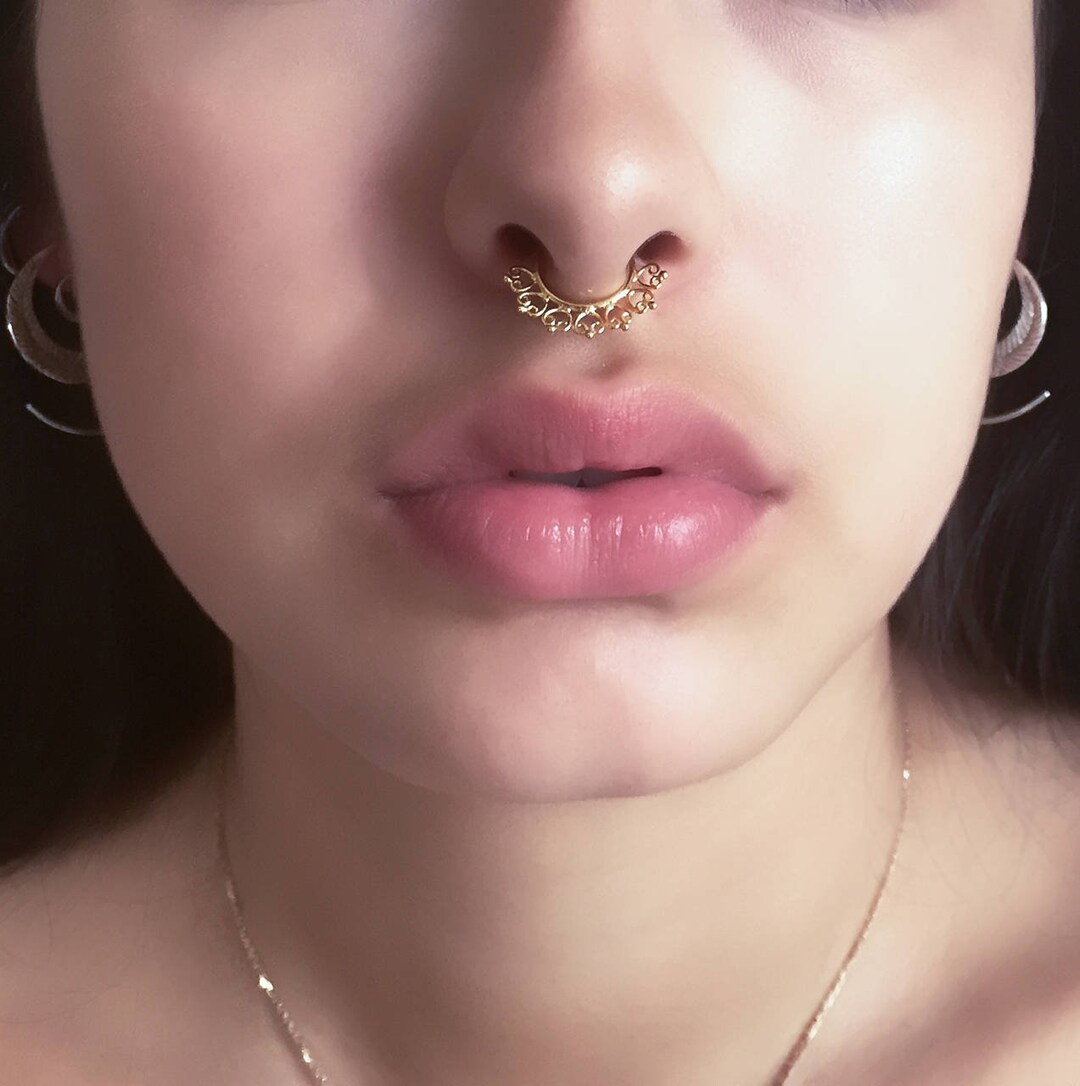 Septum Ring - Septum Jewelry - Septum Piercing - Tribal Septum Ring ...