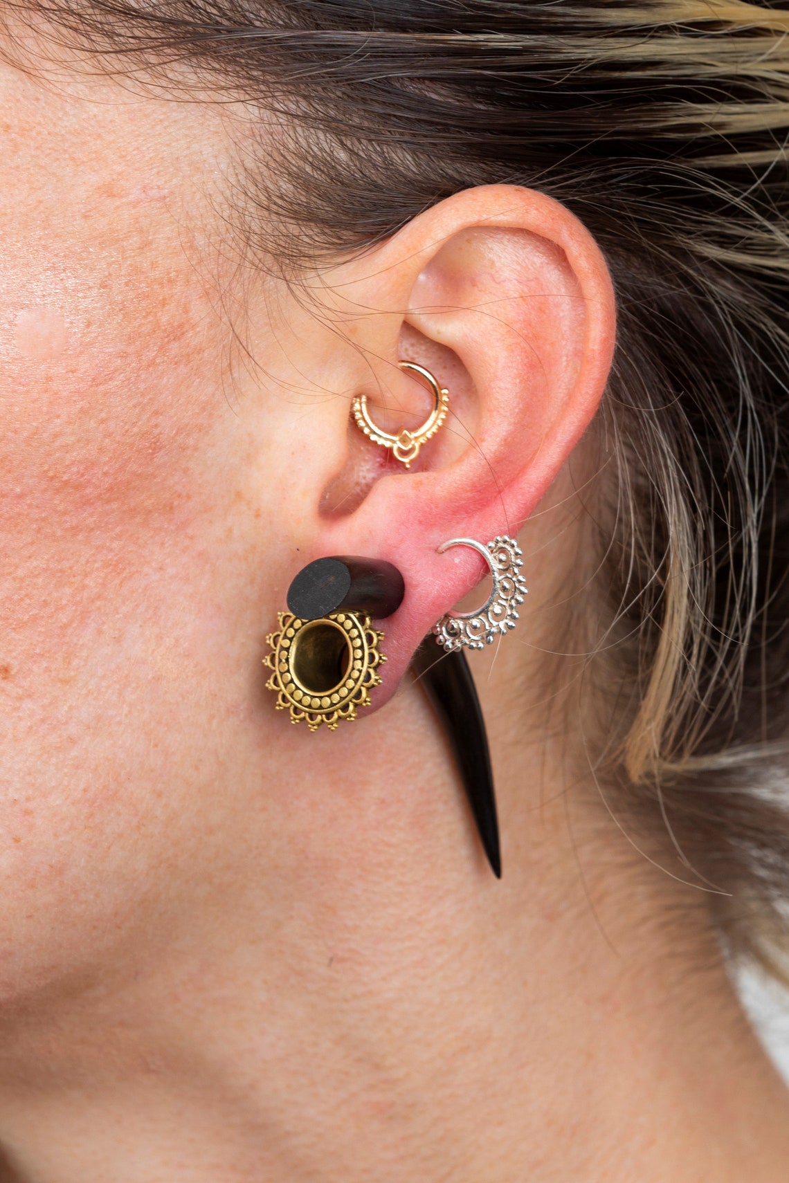 Fake Gauge Earrings Fake Ear Gauges Fake Plug Earrings Wood - Etsy