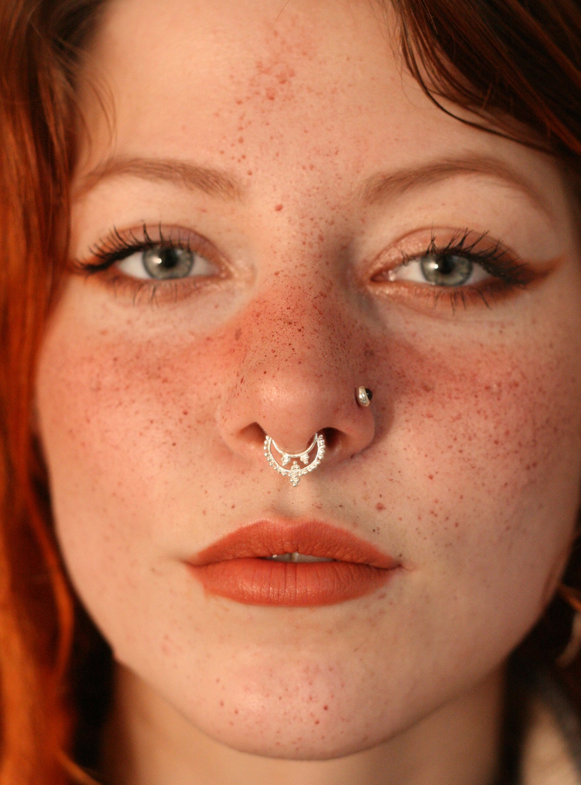 Fake Septum Nose Ring Clip Nose Ring Fake Nose Piercing - Etsy