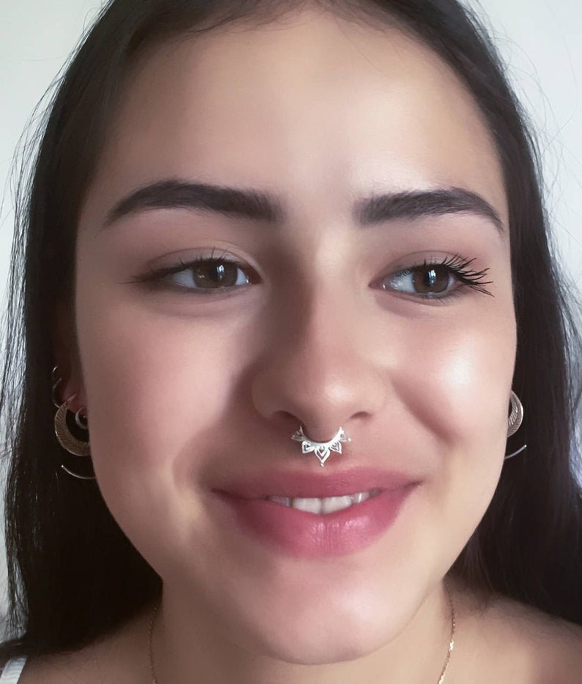 Tribal Septum Ring Indian Septum Ring Silver Septum - Etsy