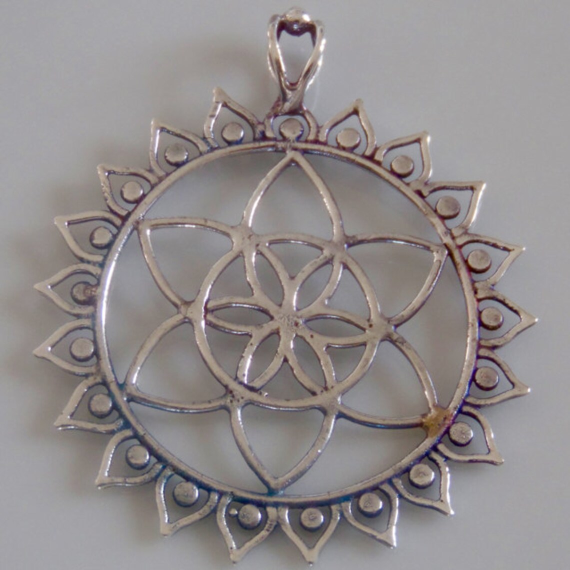 Silver Pendant Ethnic Pendant Gypsy Pendant Silver - Etsy