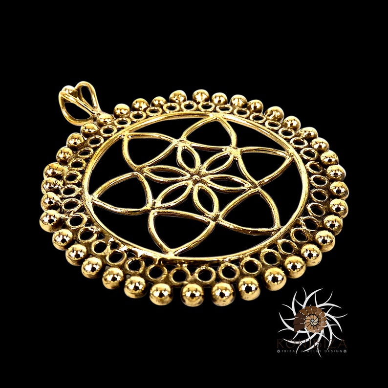 Brass Pendant Ethnic Pendant Gypsy Pendant Brass Jewelry - Etsy