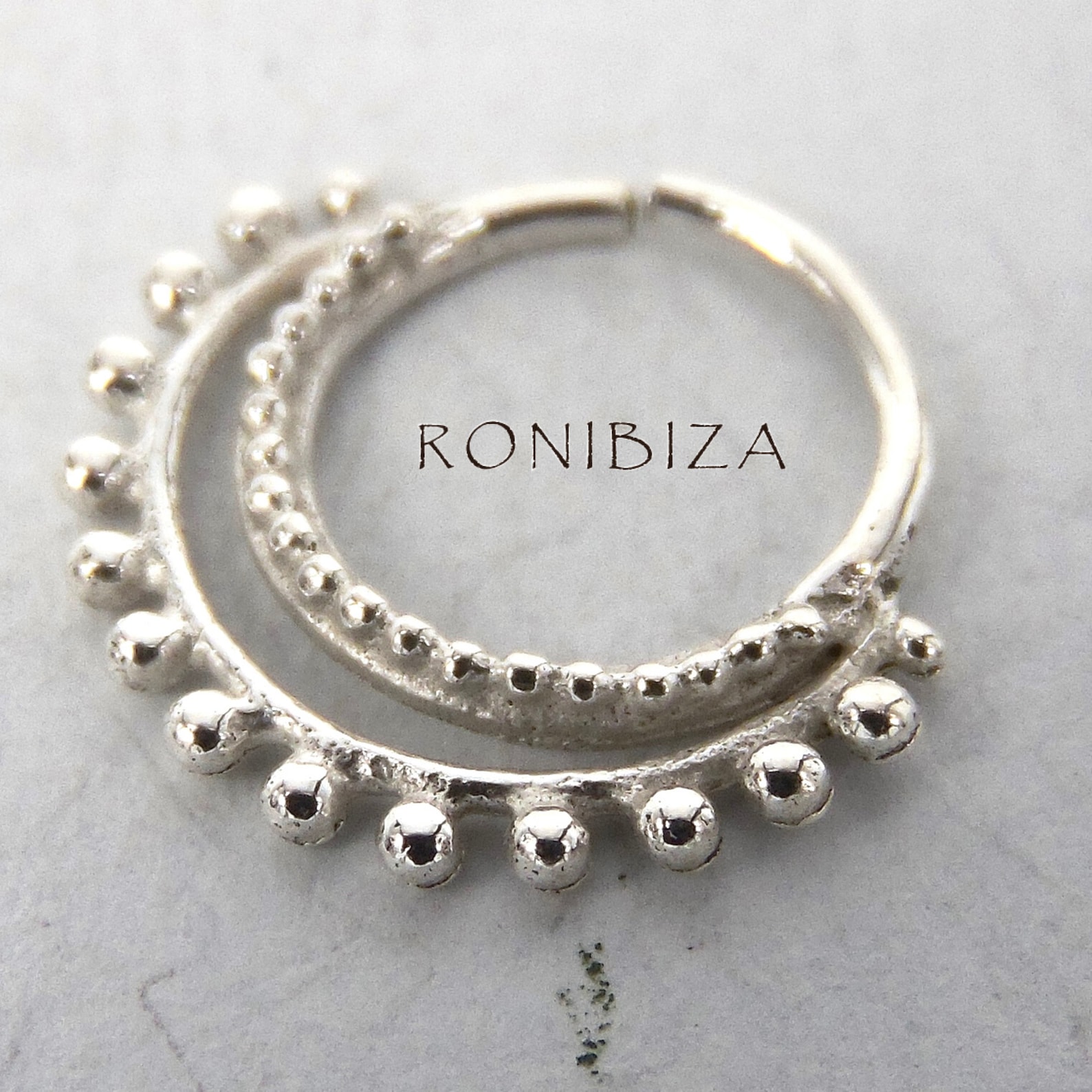 Silver Nose Ring Silver Nose Hoop Indian Nose Ring - Etsy