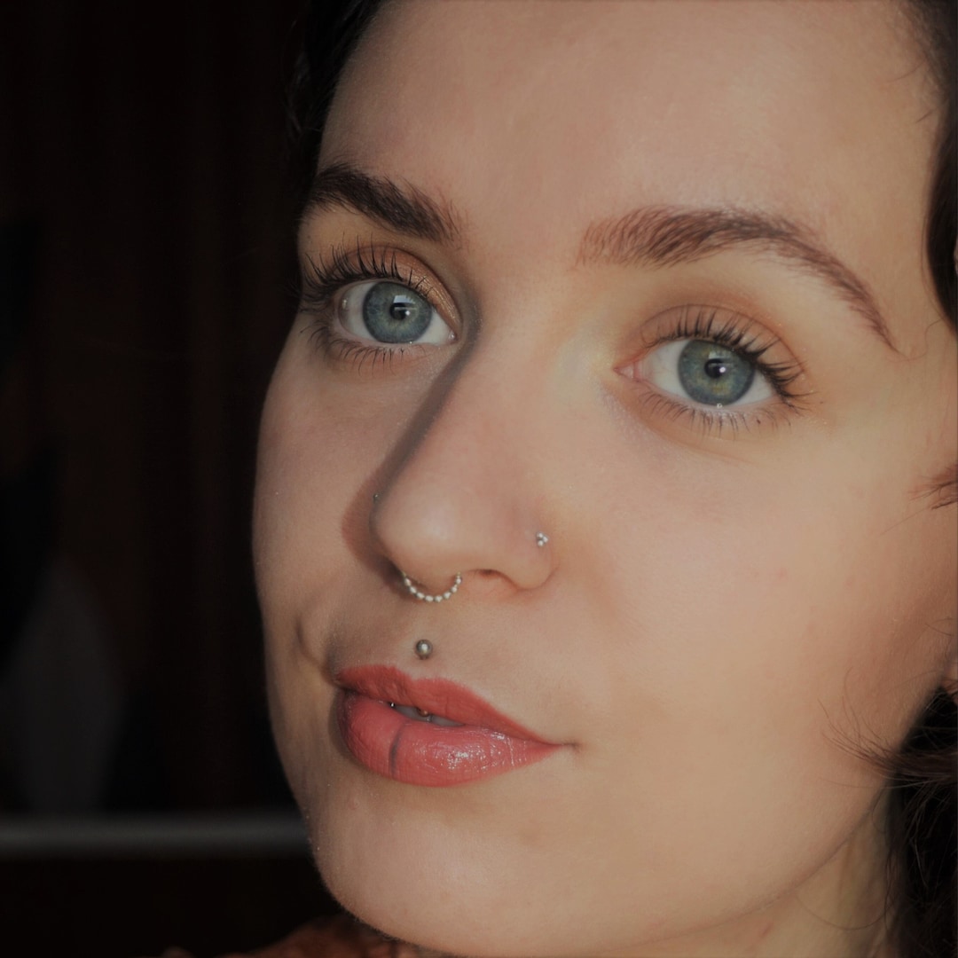 16 Gauge Clicker Septum Ring, 8mm Septum Ring, Septum Jewelry, 16 Gauge ...