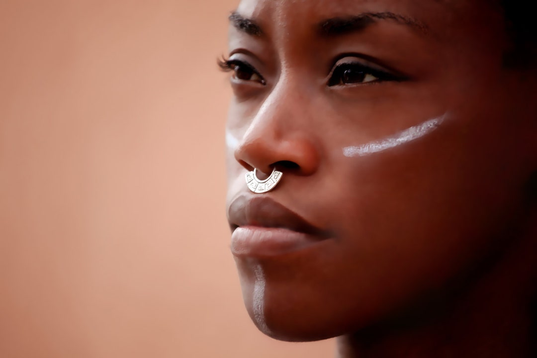 Fake Septum Ring - Faux Septum Ring - Fake Piercing - Clip on Piercing ...