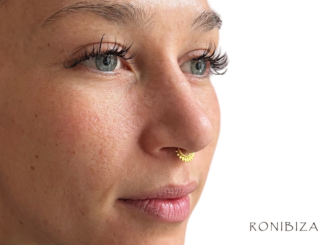 20G Septum Ring, Nose Hoop, Nose Piercing, Nose Jewelry, Nostril Ring ...