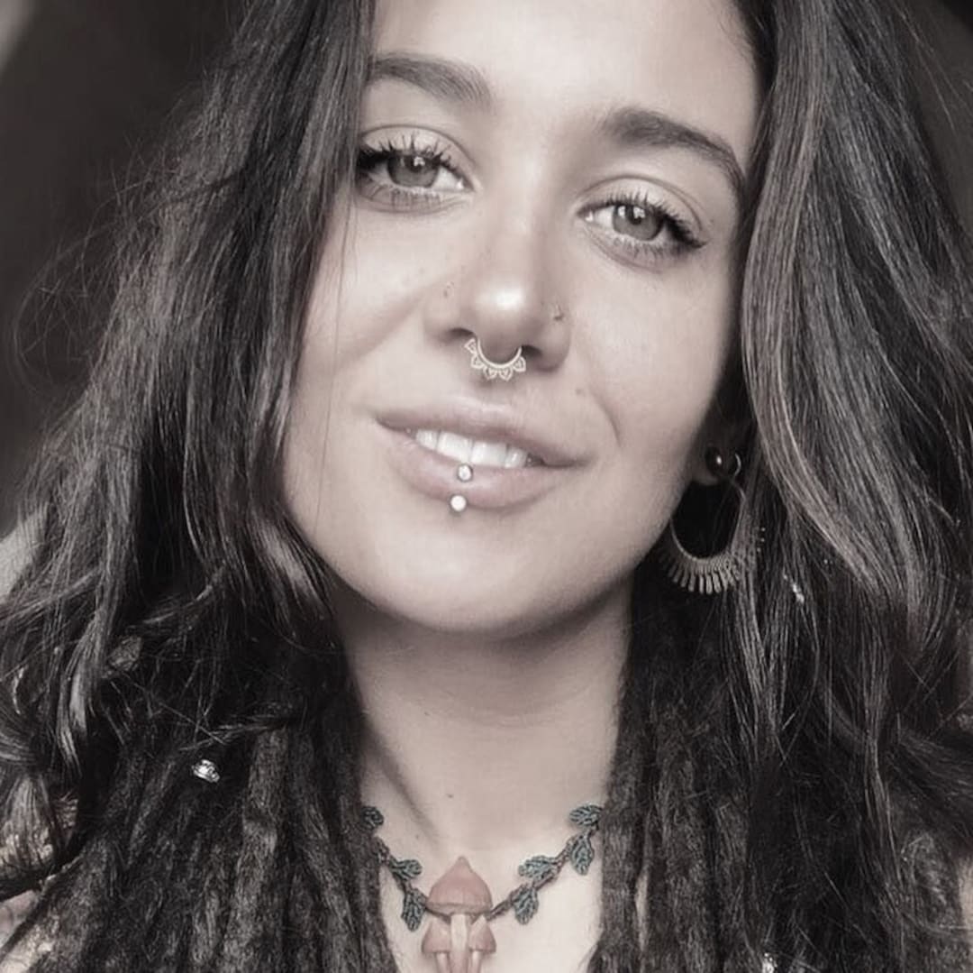 Silver Septum Ring - Septum Jewelry - Septum Piercing - 18G Septum Ring ...