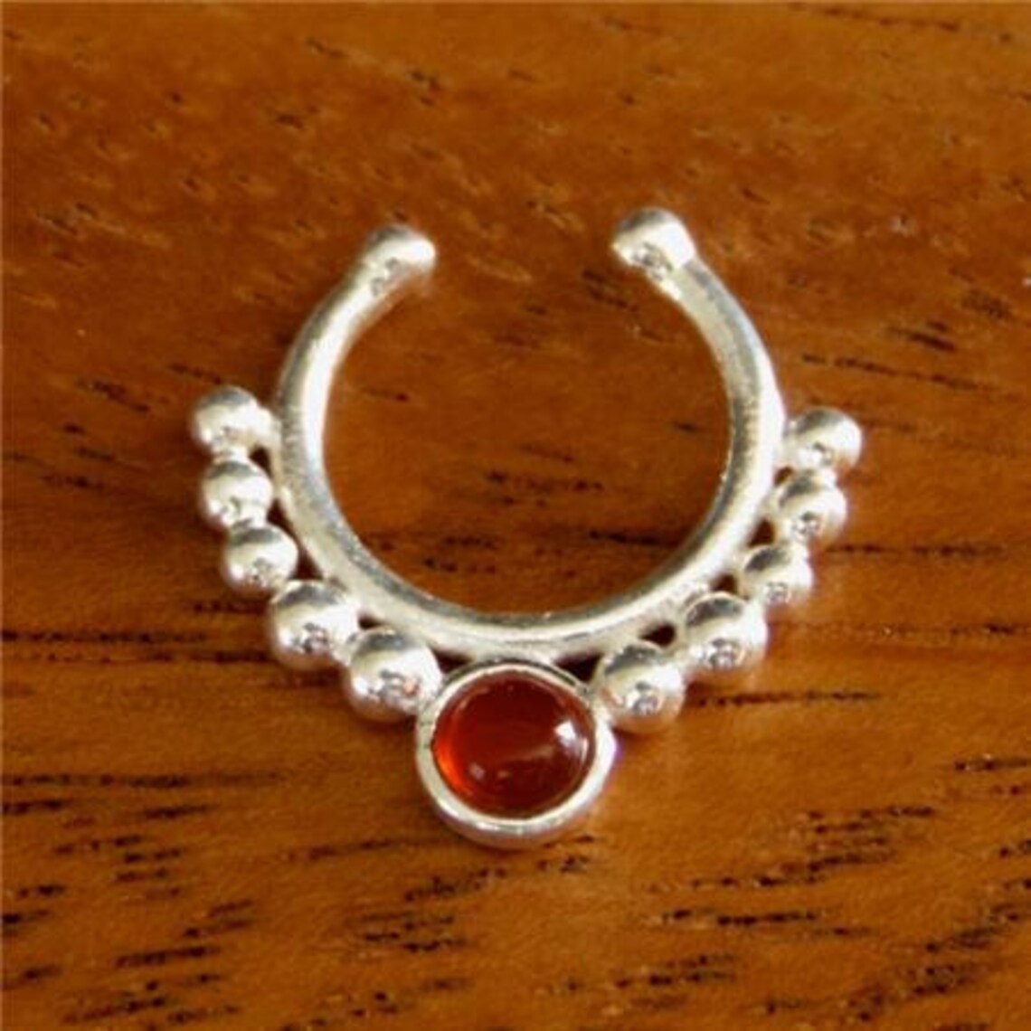 Fake Septum Ring Faux Septum Ring Fake Septum Piercing - Etsy