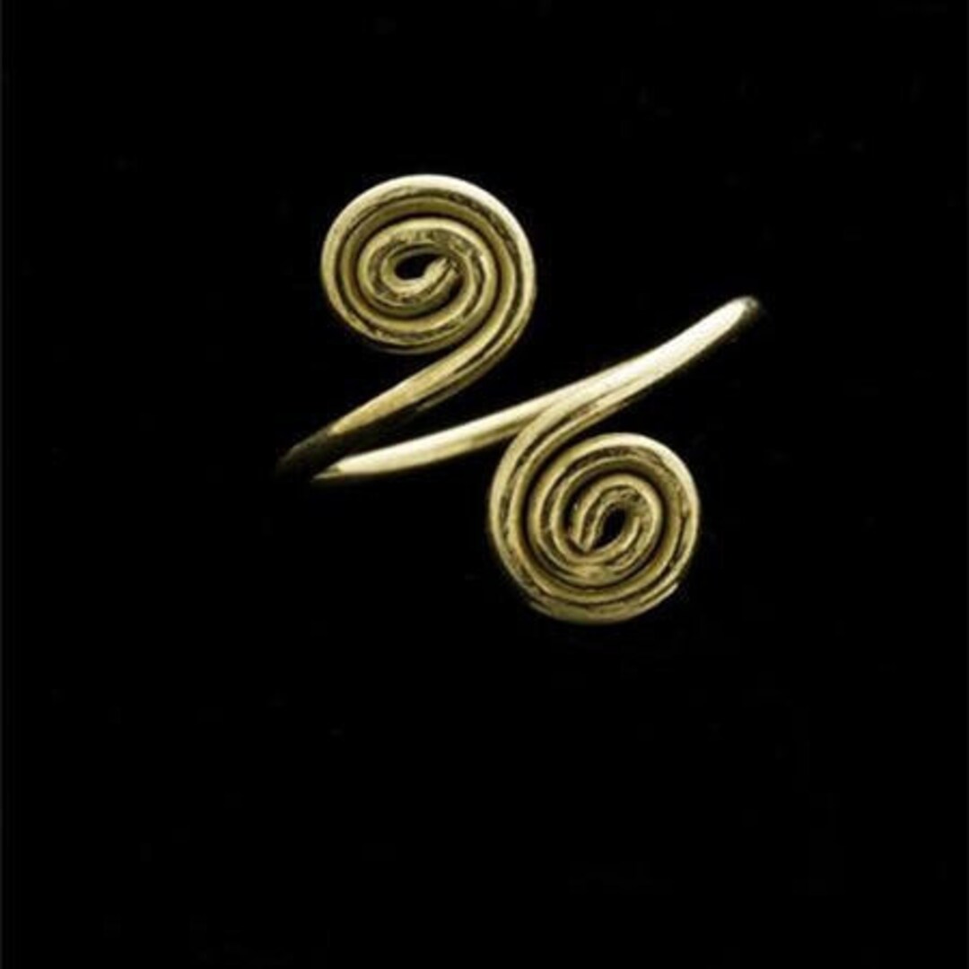 Toe Ring - Brass Toe Ring - Adjusable Toe Ring - Foot Accessories ...