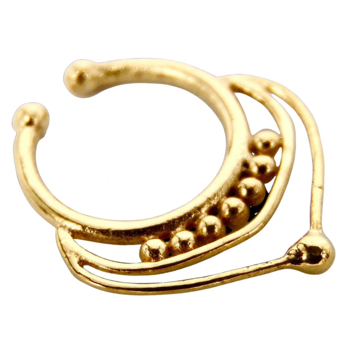 Fake Septum Ring Faux Septum Ring Indian Septum Faux Septum - Etsy