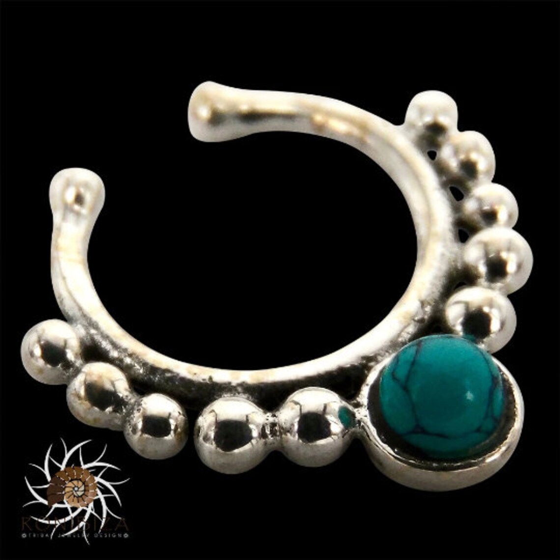 Fake Septum Ring Faux Septum Ring Fake Piercing Clip on - Etsy