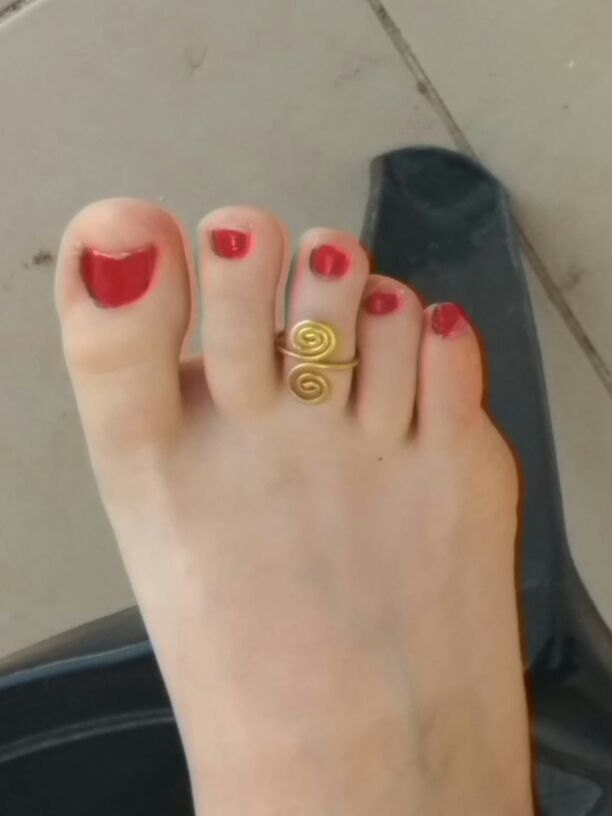 Toe Ring Brass Toe Ring Adjusable Toe Ring Foot | Etsy