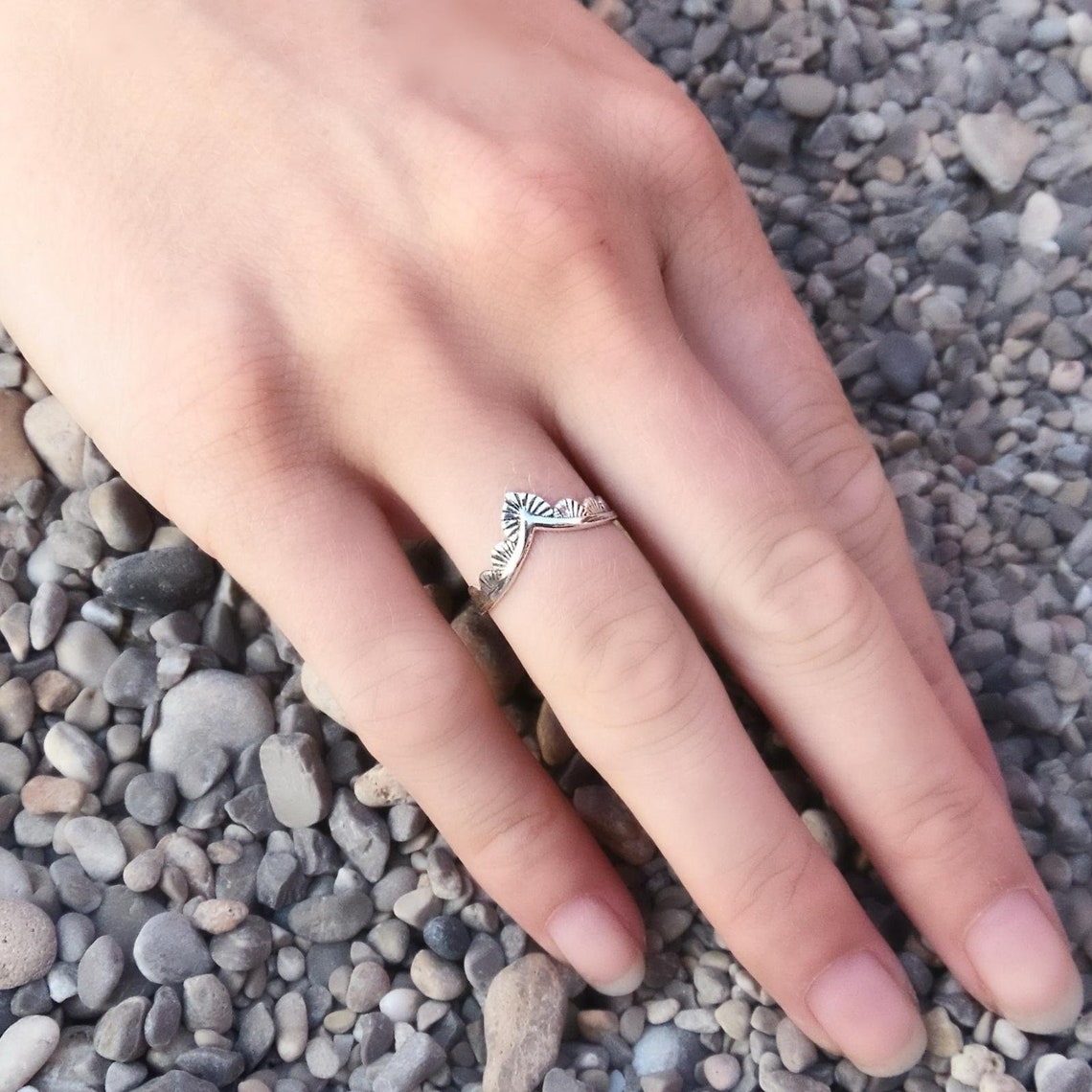Tribal Silver Ring Indian Silver Ring Stacking Ring - Etsy